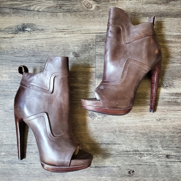 Max Studio | Shoes | Max Studio By Leon Max Open Toe Booties | Poshmark